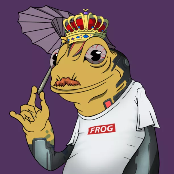 Cyber Frogs - A unique NFT collection living on the TIEXO Marketplace