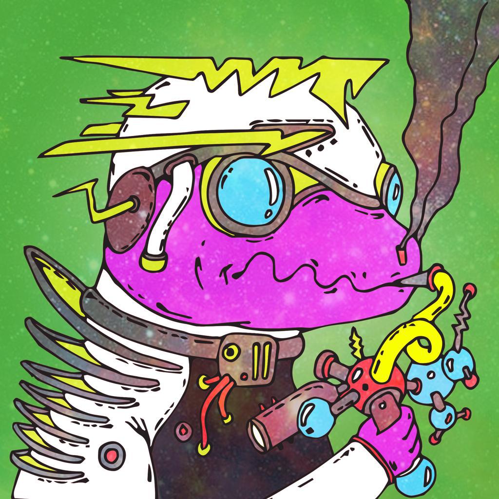 Galactic Gecko - A unique NFT collection living on the TIEXO Marketplace