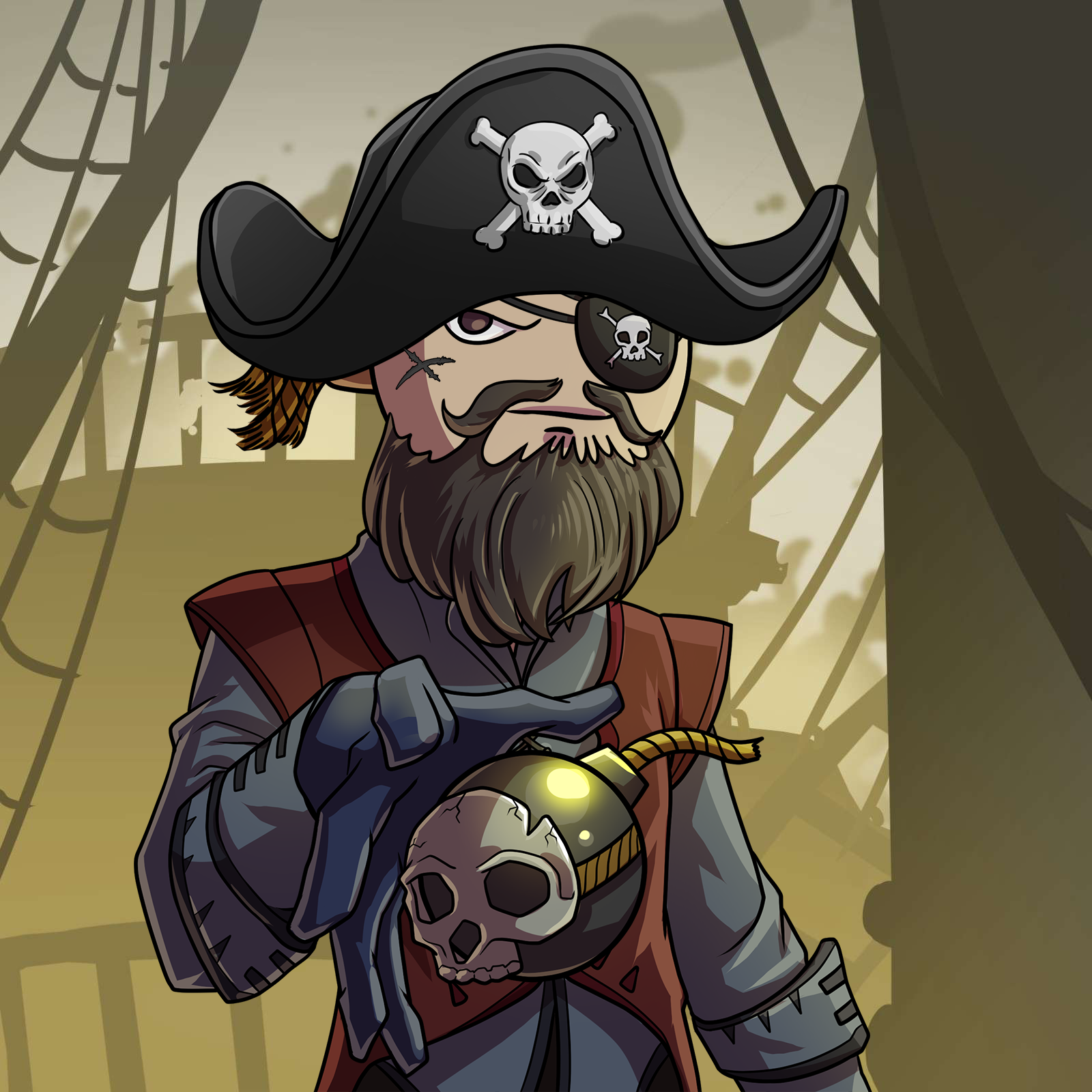 PirateRush - A unique NFT collection living on the TIEXO Marketplace