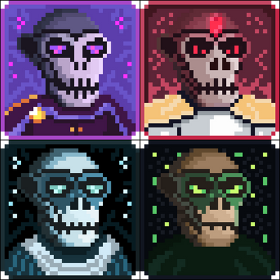 Pixel Monkeys - A unique NFT collection living on the TIEXO Marketplace